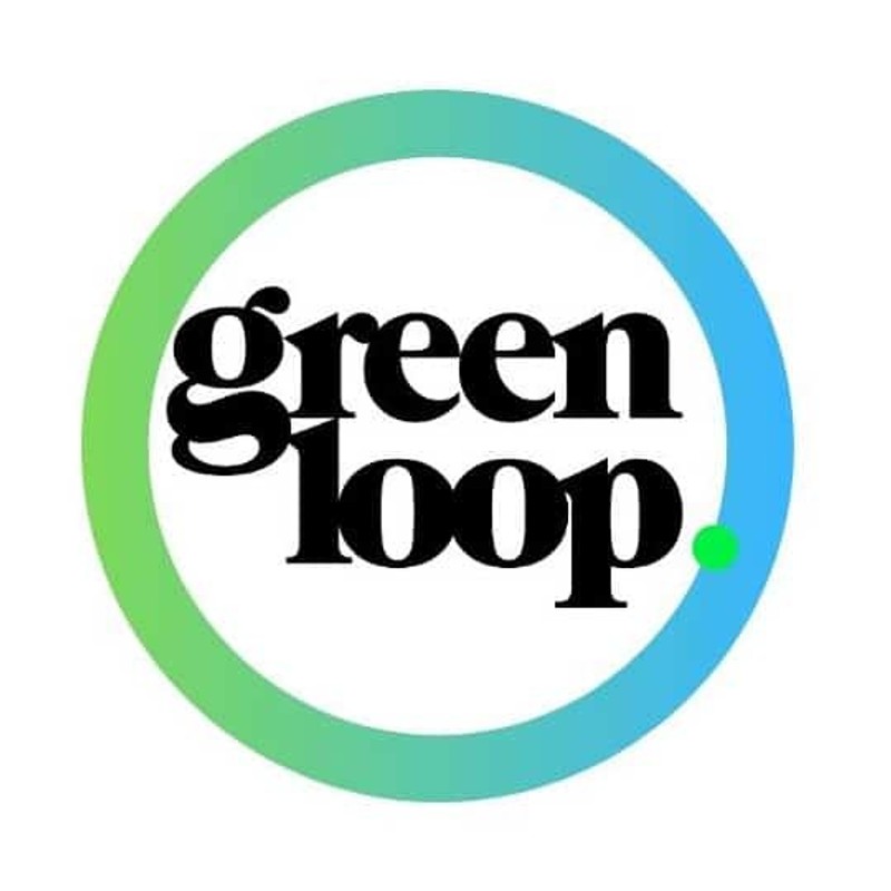 Green Loop Logo Green Spiral Logo Set Idea Template: