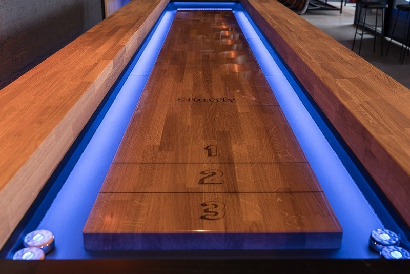 Shuffleboard Construction