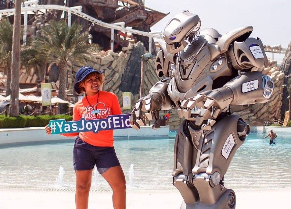 Cyberstein Robots’ Titan Creates PR Buzz for Yas Island Attractions ...