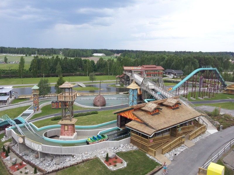Interlink Install Super Flume Water Ride at PowerPark, Finland Blooloop