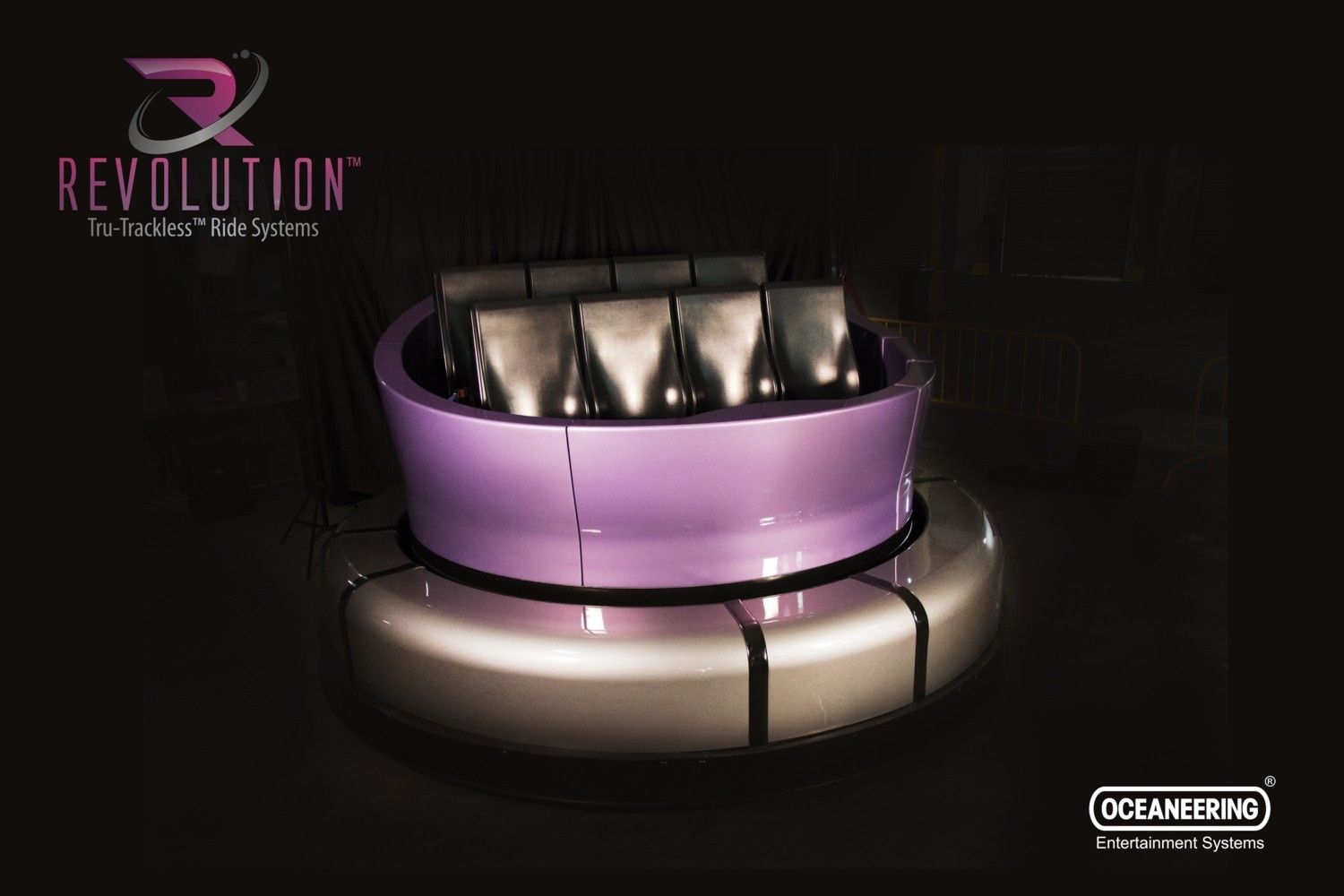 Oceaneering Showcases REVOLUTION™ Tru-Trackless™ Ride System at IAAPA ...