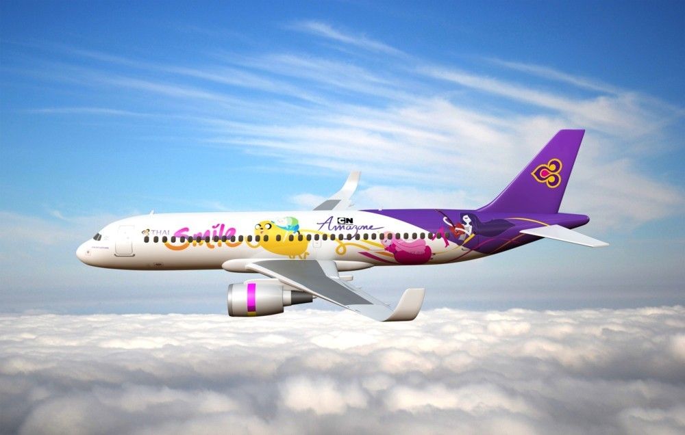Branded Planes and Trains for Cartoon Network Amazone Blooloop