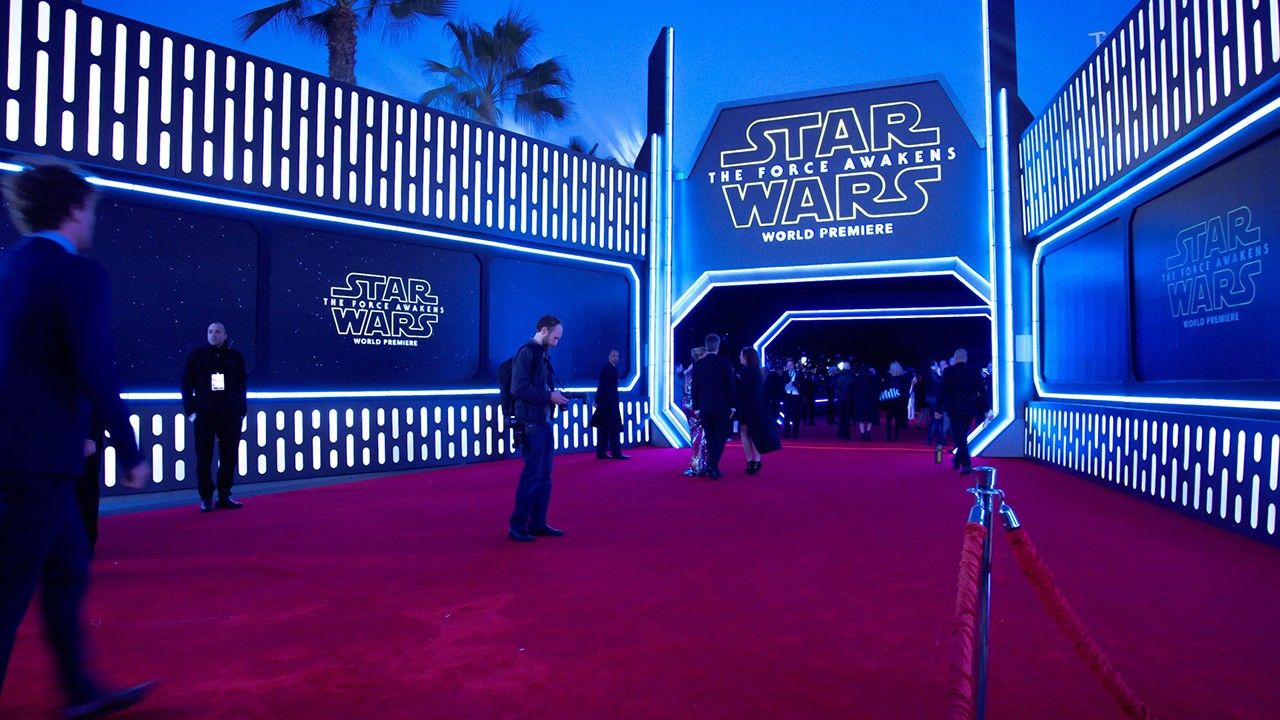 Christie Provides Red Carpet Displays at Star Wars® Episode VII: The ...