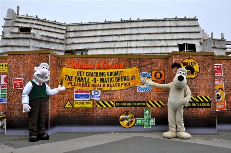 Blackpool Pleasure Beach: Wallace and Gromit Thrill-O-Matic Ride ...