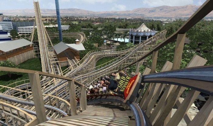 California's Great America Theme Park Announces Gold Striker Roller ...