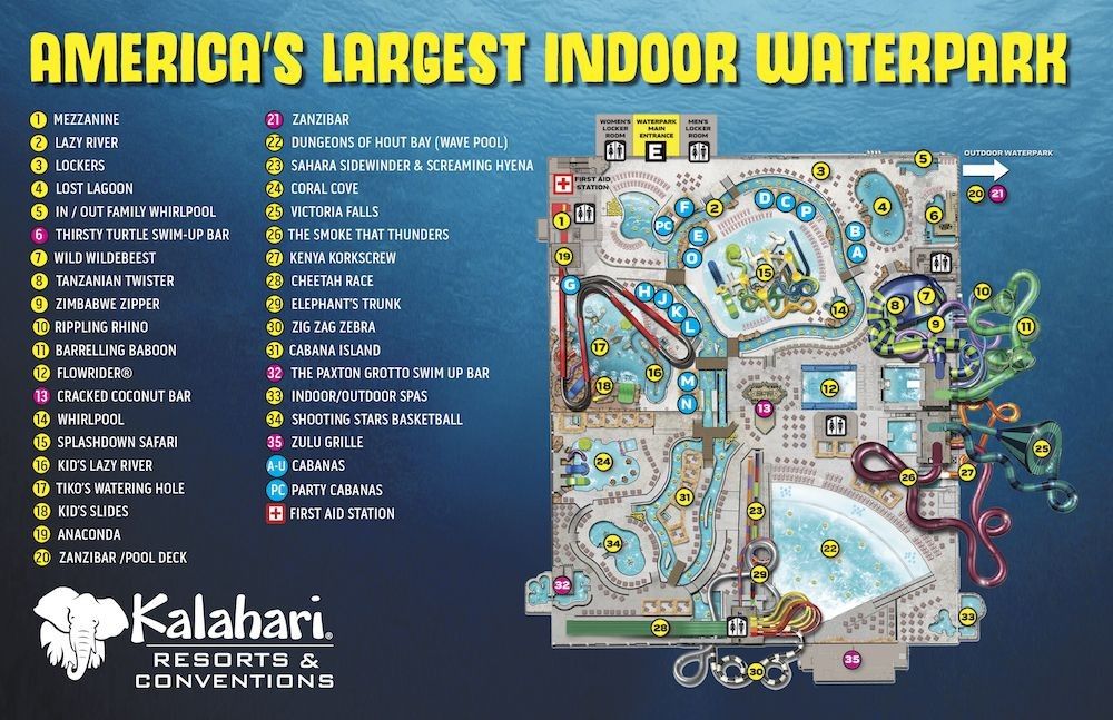 Kalahari Resorts and Conventions America's Largest Indoor Waterpark