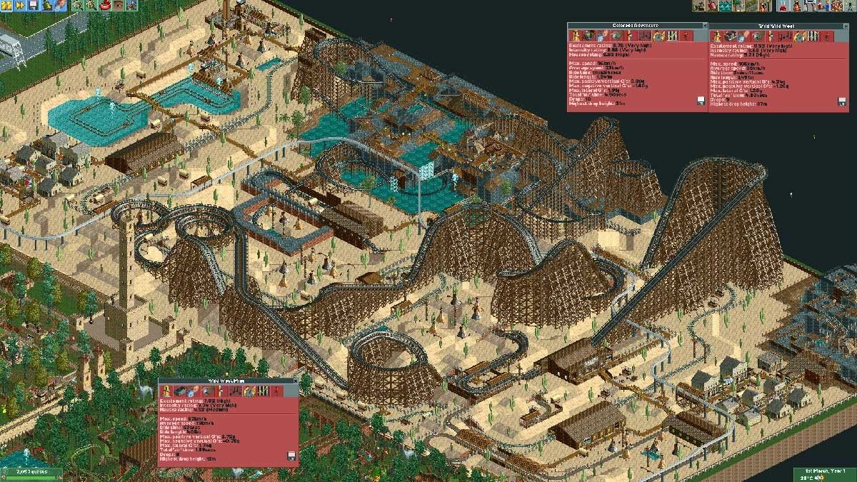 Gamer spends ten years perfecting Rollercoaster Tycoon theme park ...