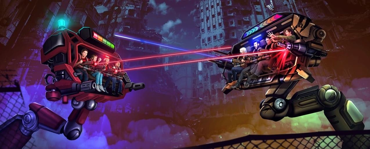 Robots: World first - Holovis rideable gaming robots AAE 2017 | blooloop