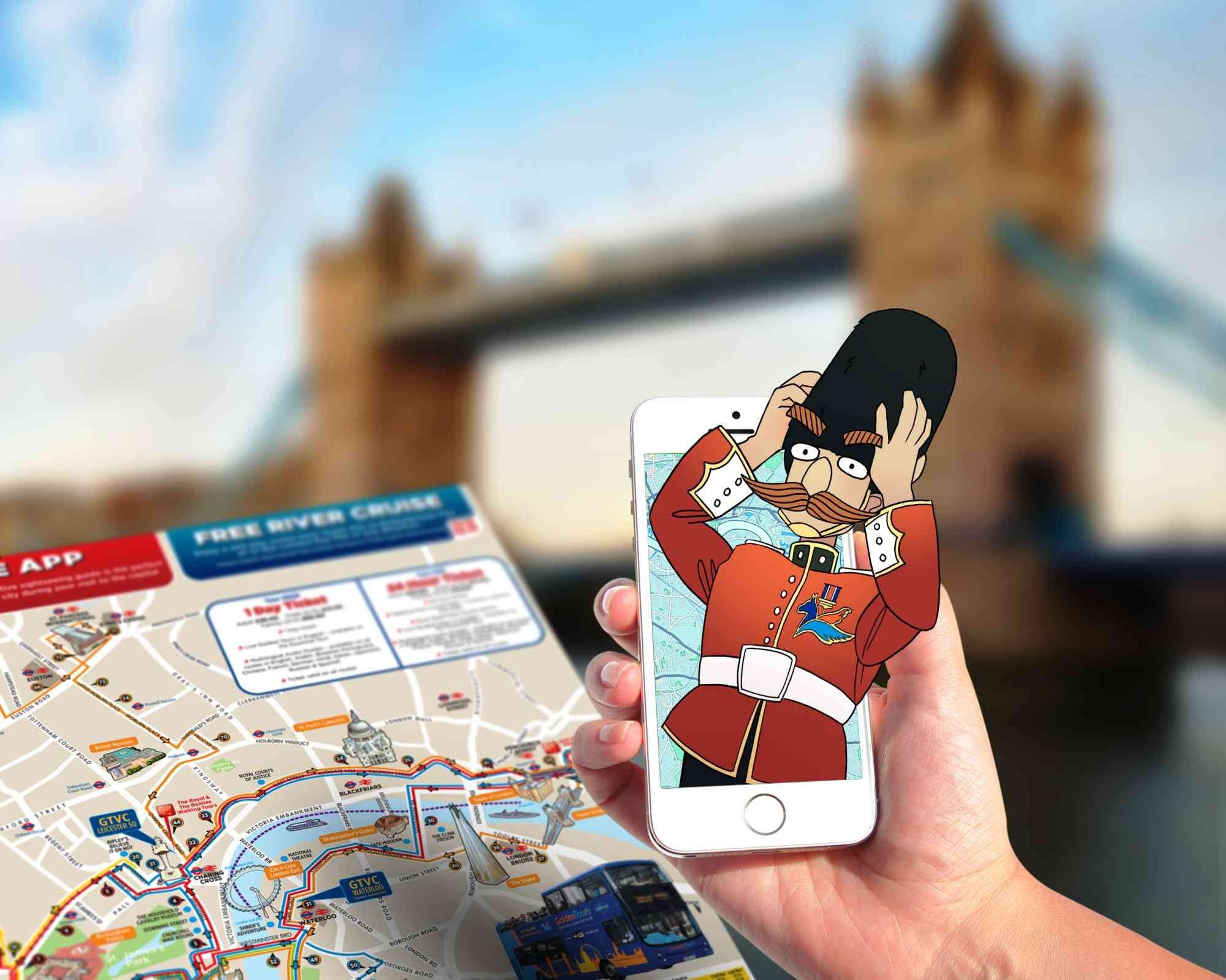 Golden Tours and Holovis create London's first AR treasure hunt game