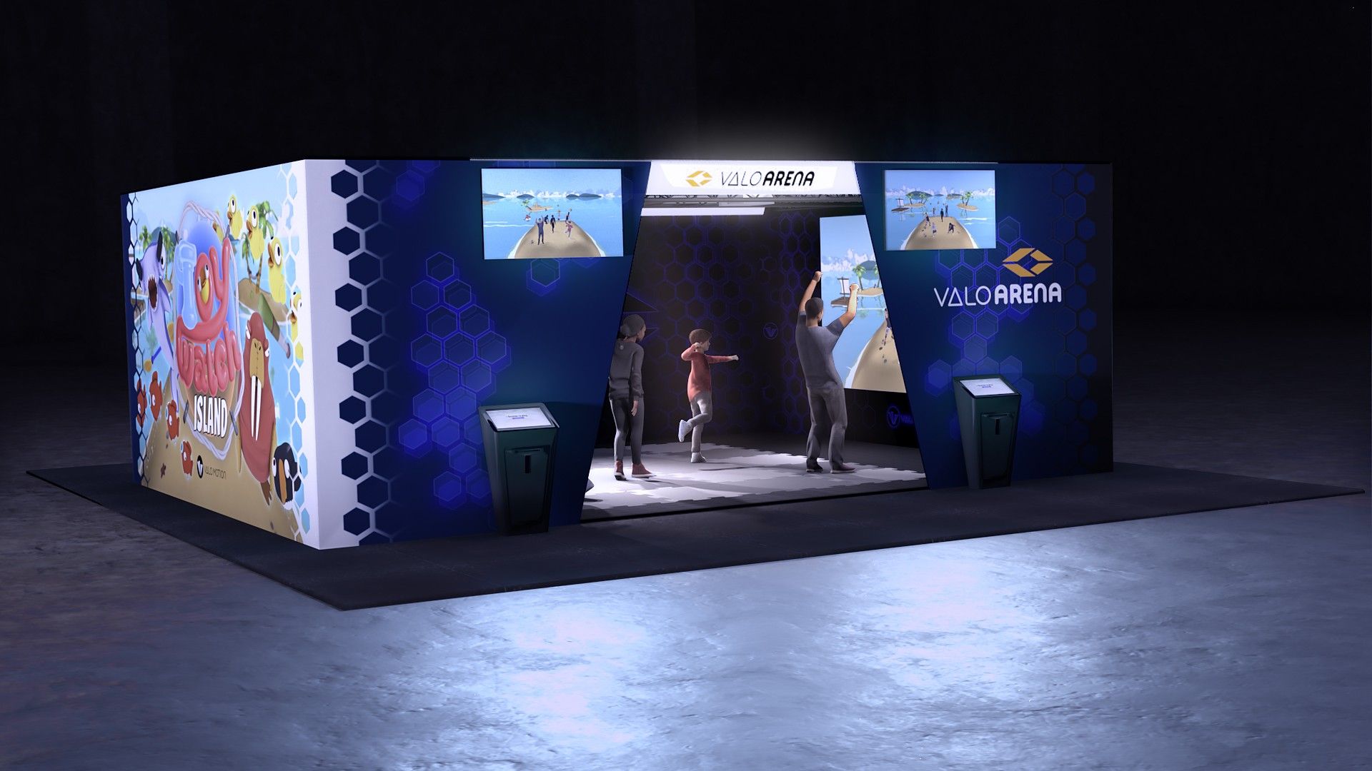 Valo Motion Augmented Climbing Wall ValoClimb and ValoJump | blooloop