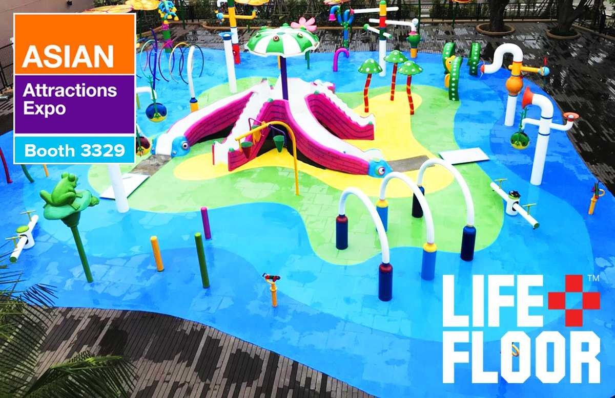 Safety flooring for wet areas - meet award-winning Life Floor at AAE 2018