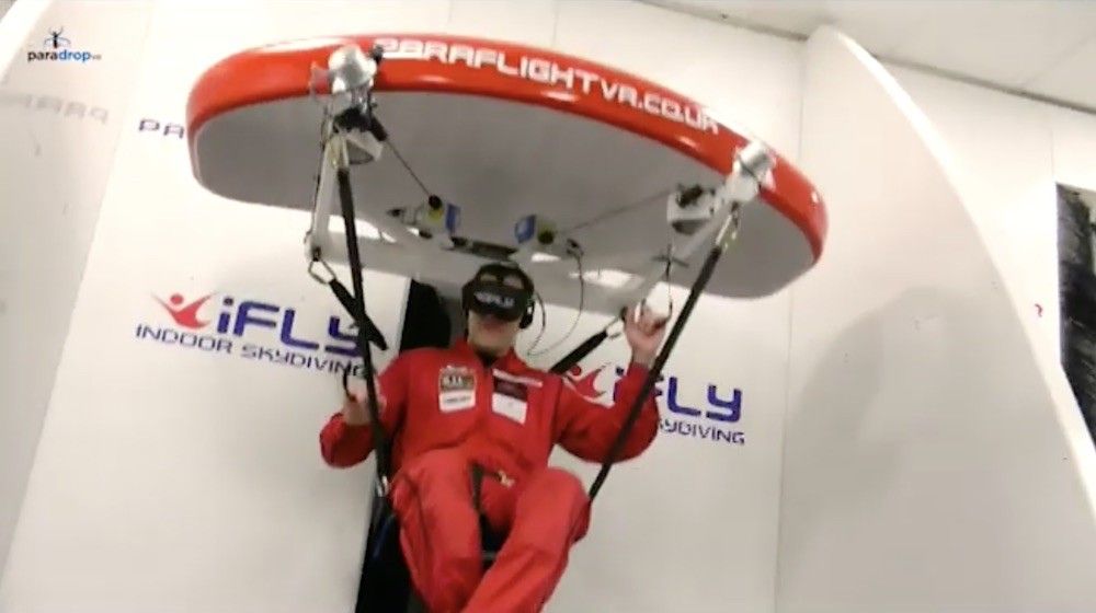 Red Devils put ParadropVR™ through its paces at iFLY Basingstoke - Blooloop