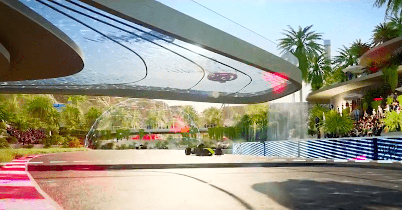 Qiddiya launches giant mountainside projection | blooloop