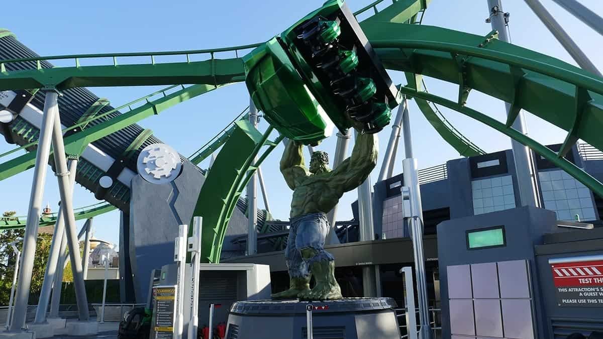 The Incredible Hulk Coaster at Universal Studios Blooloop