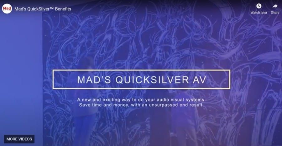 Mad Systems QuickSilver Wireless AV System - Blooloop