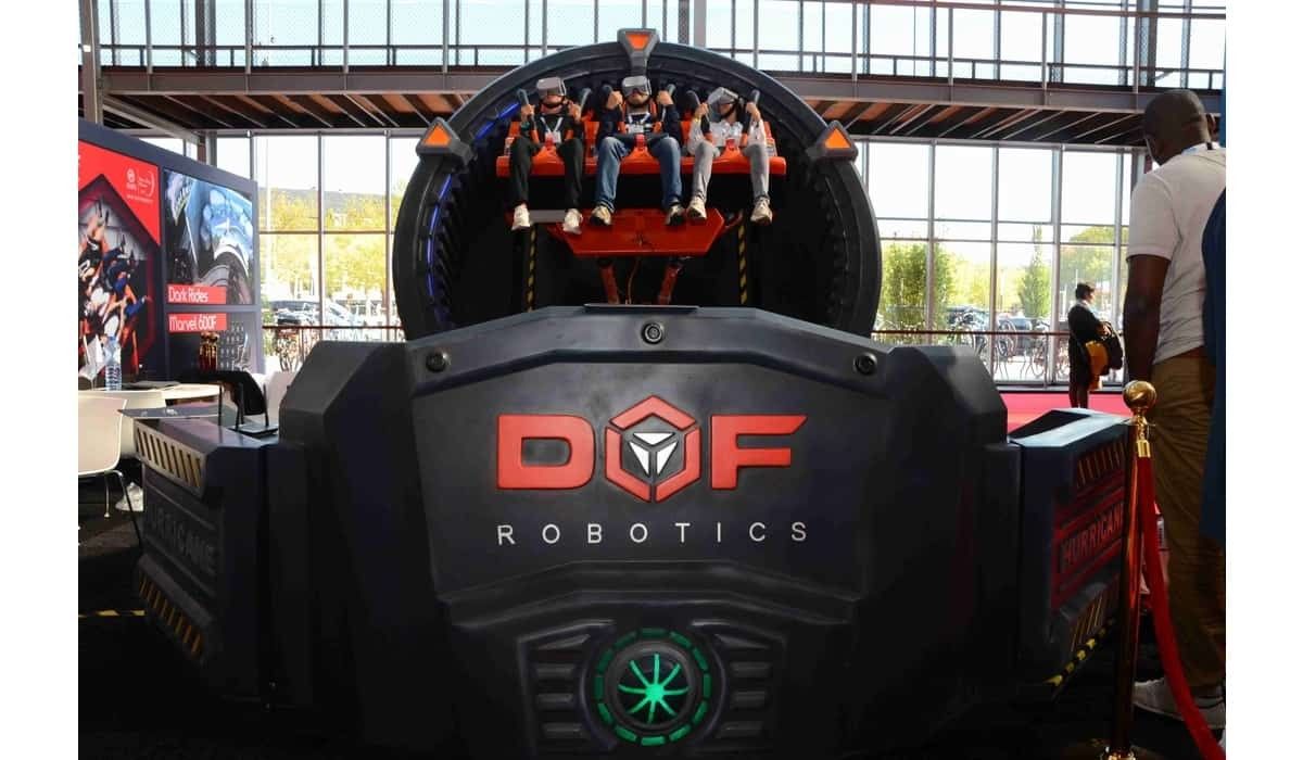 DOF ROBOTICS Dynamic 6 DOF Simulation Motion Platform | blooloop