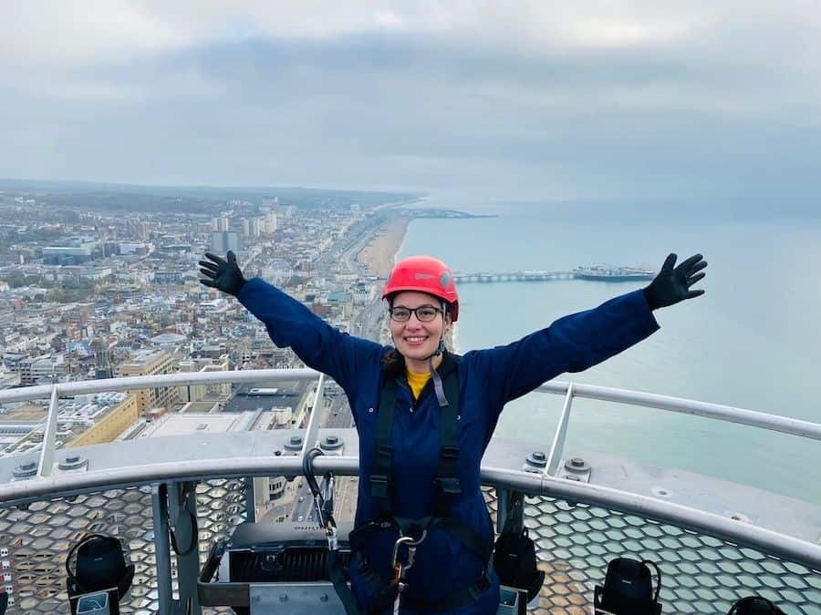 BA i360 Tower Top Climb | inside Brighton's latest experience | blooloop