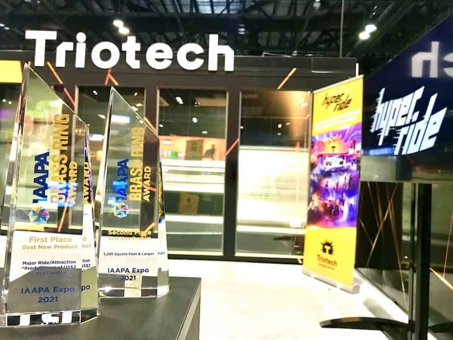 Triotech wins two Brass Ring Awards at IAAPA Expo 2021 | blooloop