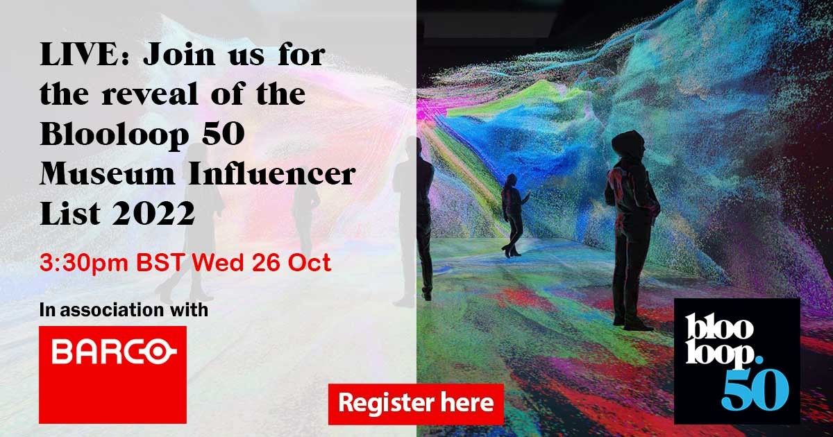 Webinar to reveal Blooloop50 Museum Influencer List | blooloop