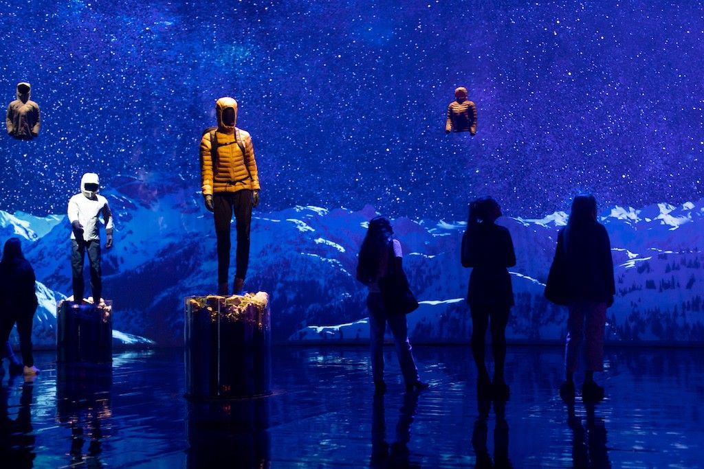 Moment Factory | Arc'teryx immersive experiences | blooloop