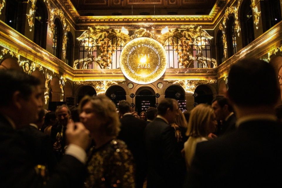 Moment Factory | immersive Moët & Chandon event | blooloop