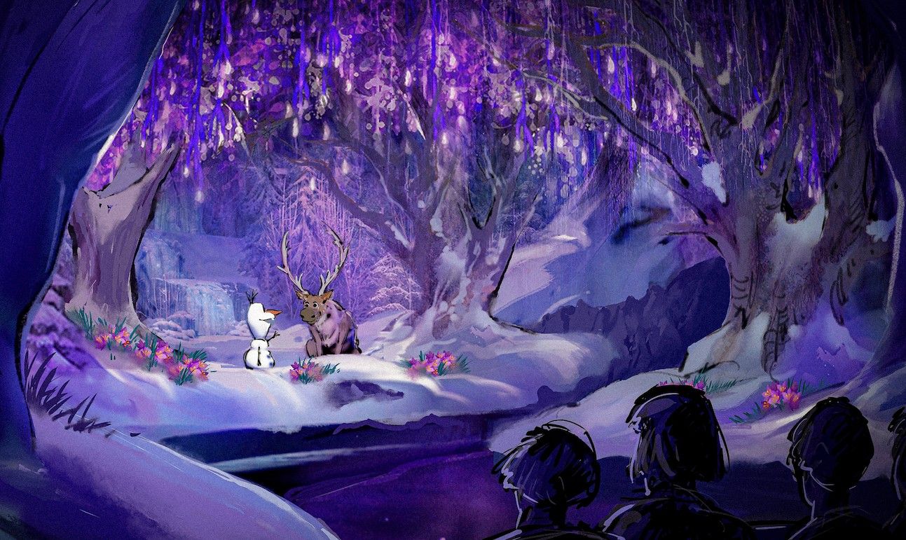 Hong Kong Disneyland Frozen land shown in concept art | blooloop