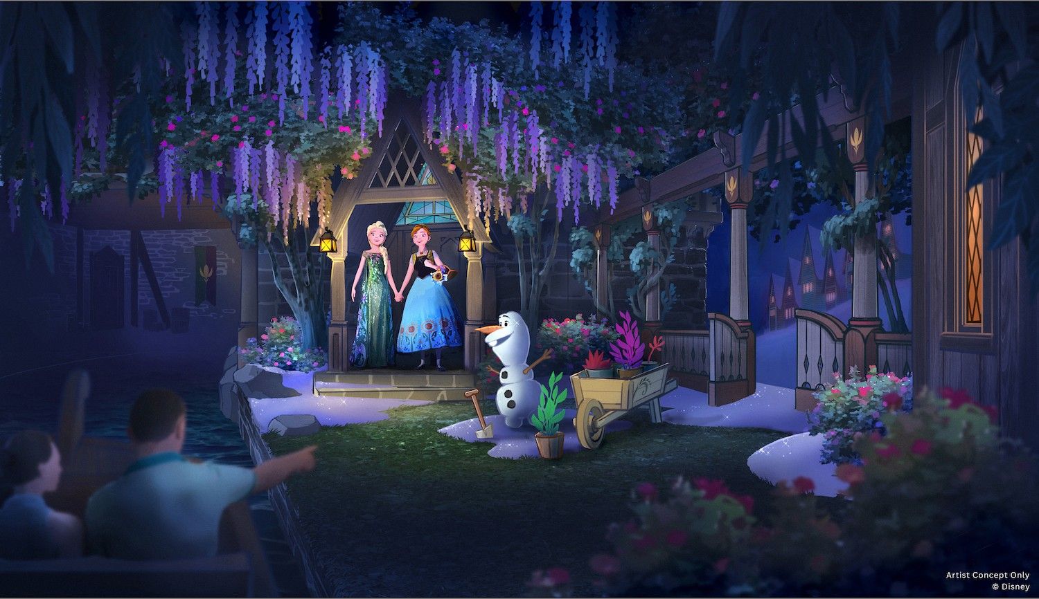 Hong Kong Disneyland Frozen land shown in concept art | blooloop
