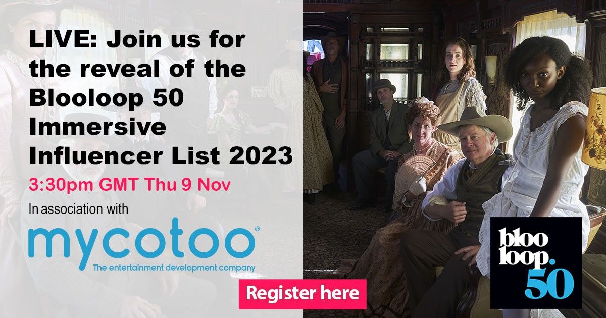 Blooloop 50 Immersive Influencer List 2023 webinar | blooloop