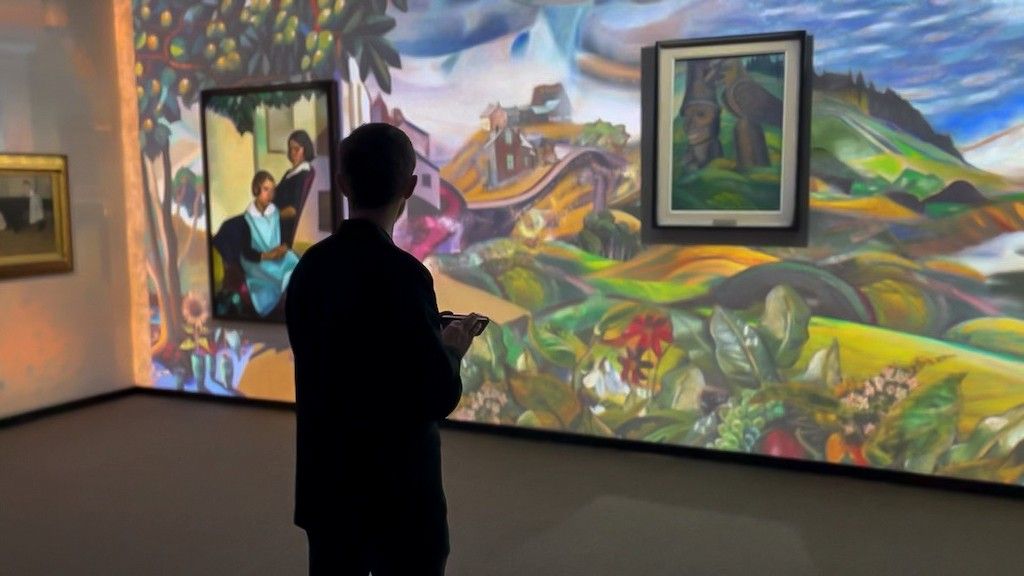 Moment Factory | Flowing Forces multimedia exhibition | blooloop
