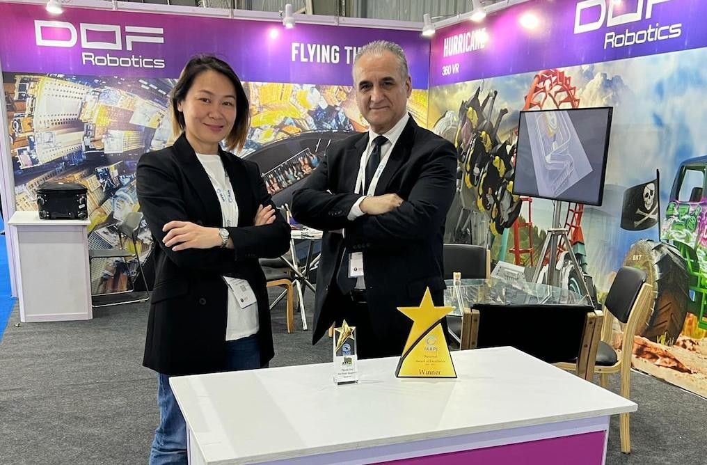 DOF Robotics wins awards at IAAPI Expo 2024 | blooloop