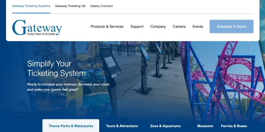 Gateway Ticketing Systems | launches new website | blooloop