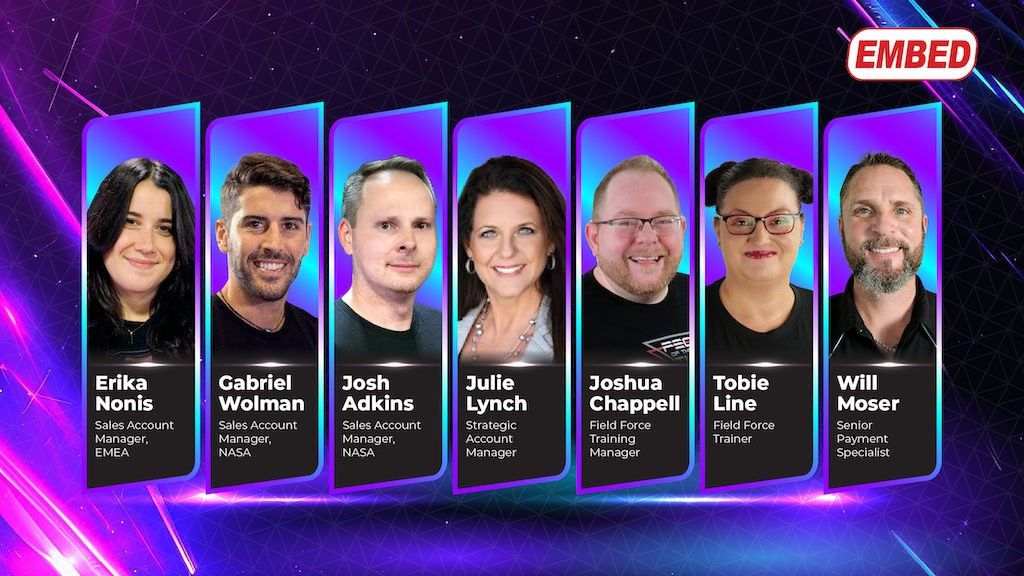 Embed | new sales team & success squad appointments | blooloop