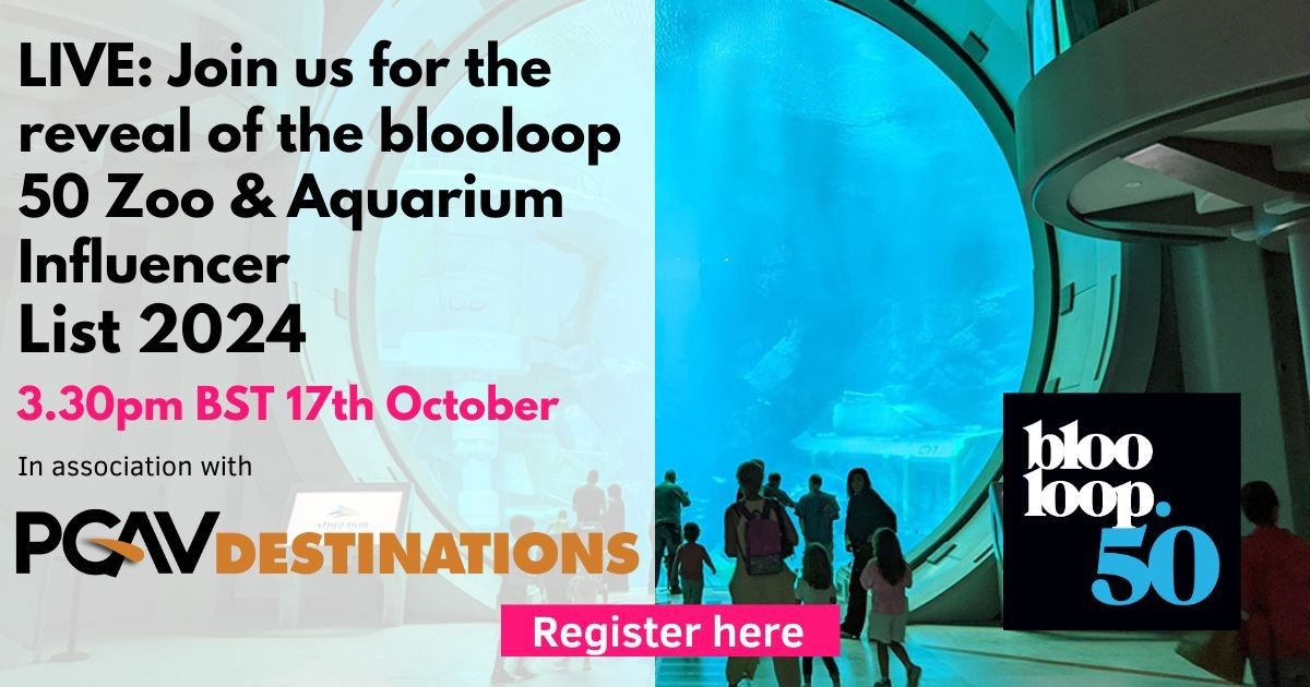 blooloop 50 Zoo & Aquarium Influencer List 2024 webinar reveal