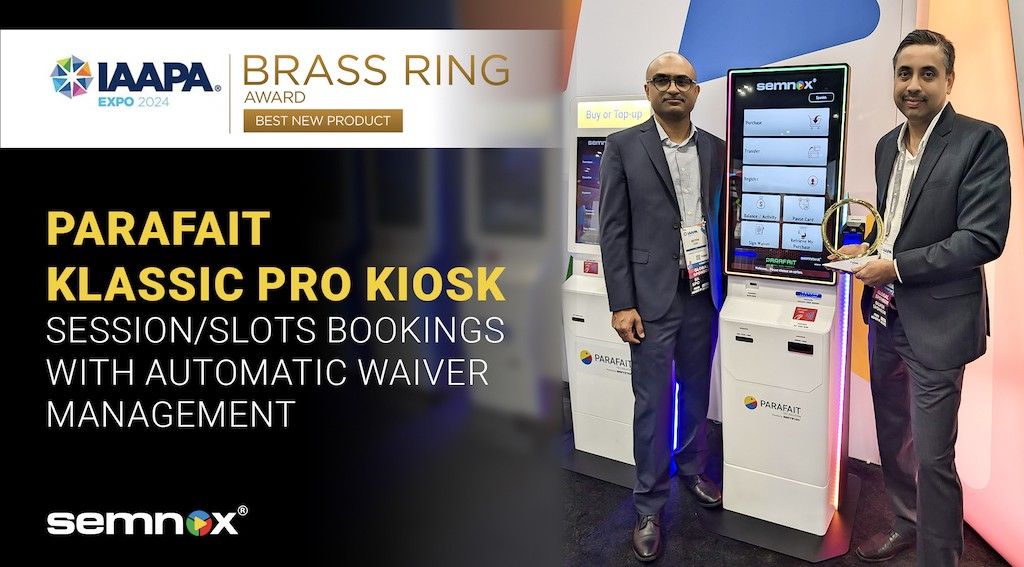 Semnox Solutions | IAAPA Brass Ring Award 2024 | blooloop