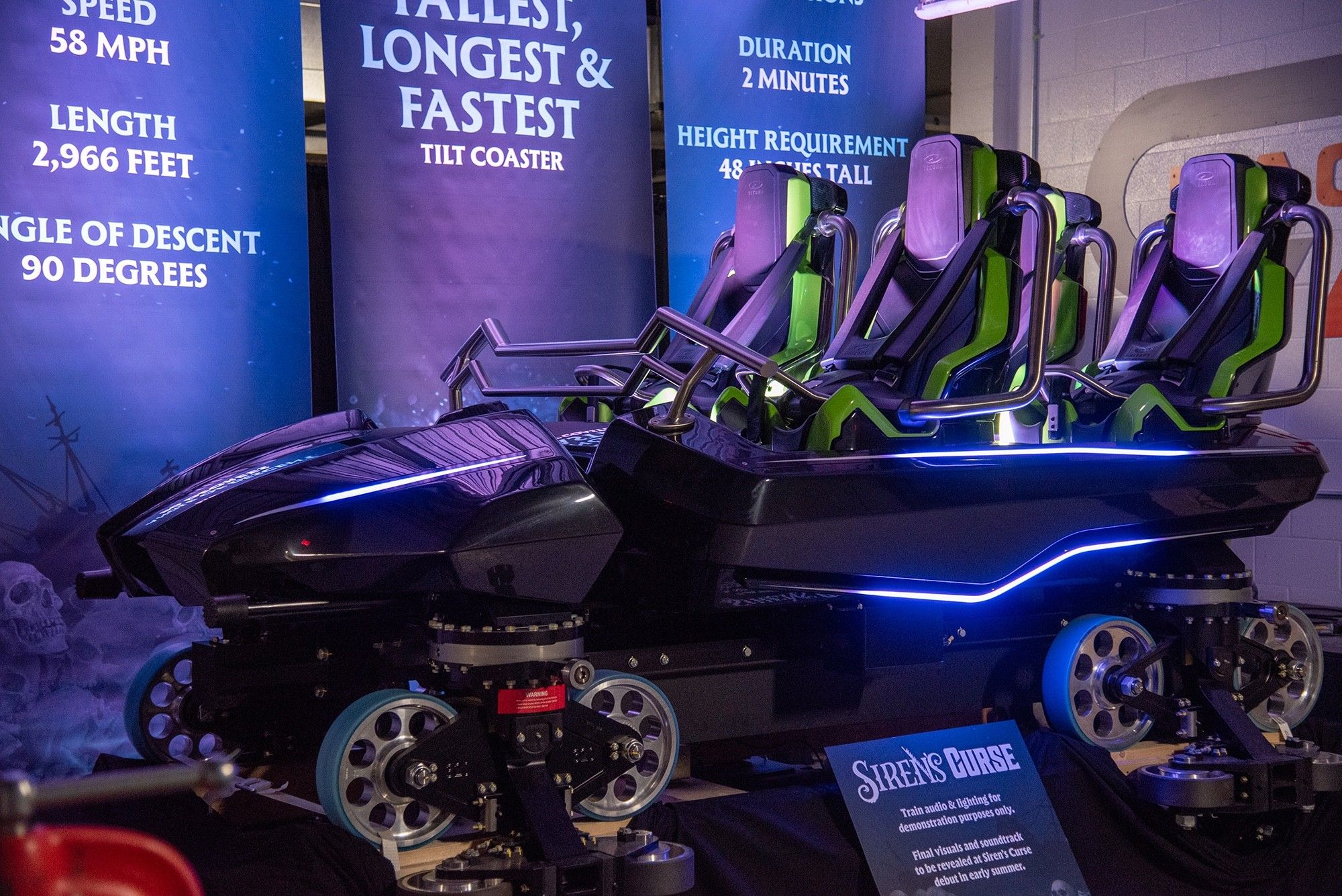 Cedar Point unveils car for Siren's Curse coaster | blooloop